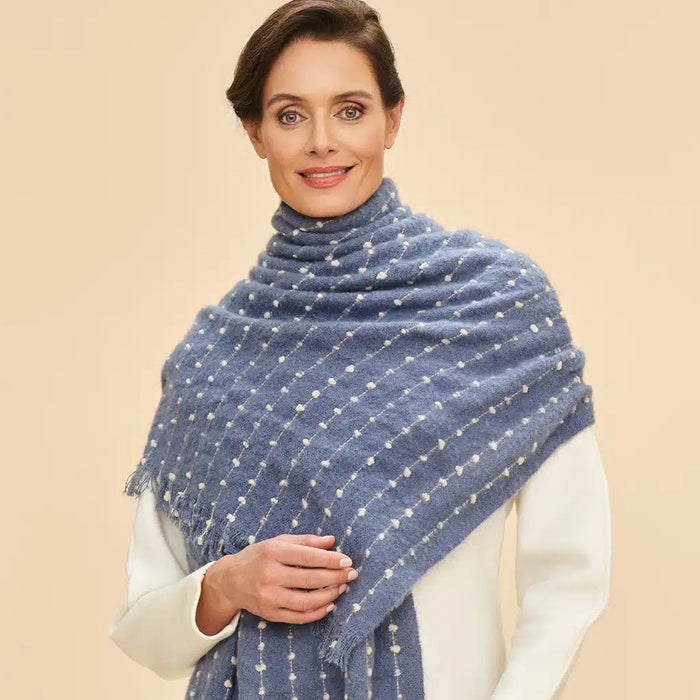 Dakota Cosy Scarf - Denim – Daisy Lanes